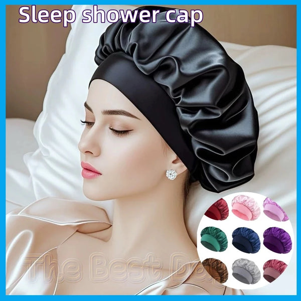 Women Night Silk Sleep Cap Double Layer – Beauty Lounge Ph