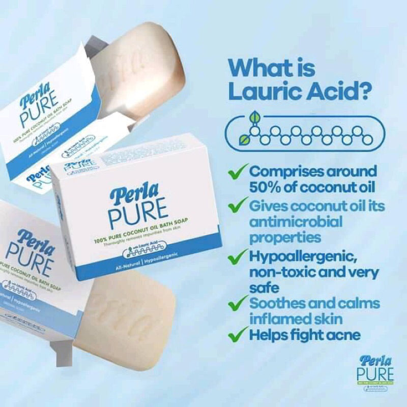 Perla Pure Bath Hypoallergenic Soap Original Scent – Beauty Vault Ph