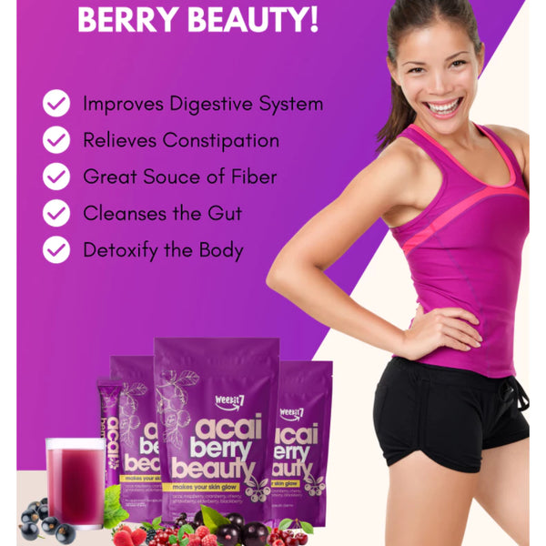 Weekit7 Acai Berry Powder 7sachet/pack – Beauty Lounge Ph