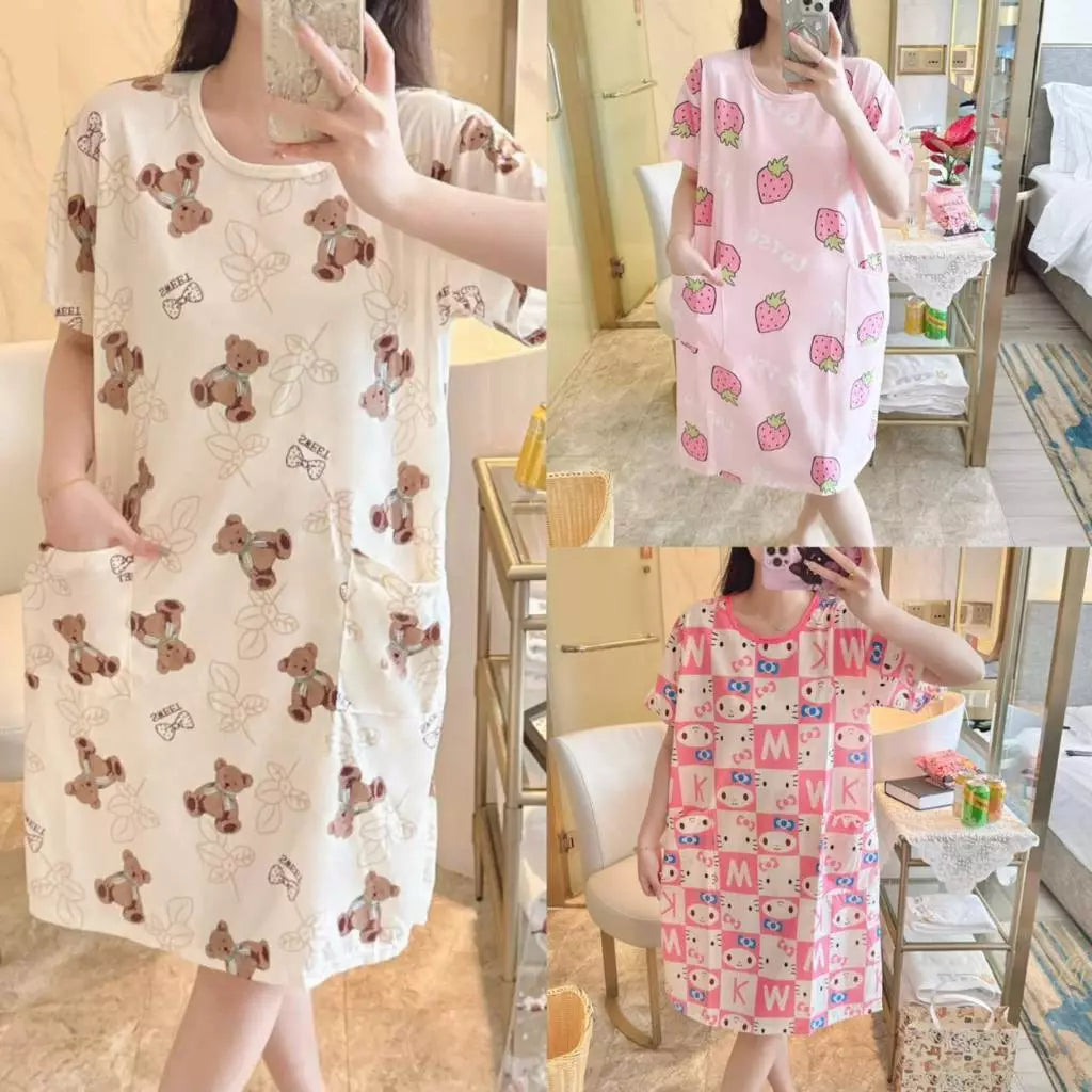 Plus Size Korean Daster with Double Pocket – Beauty Vault Ph