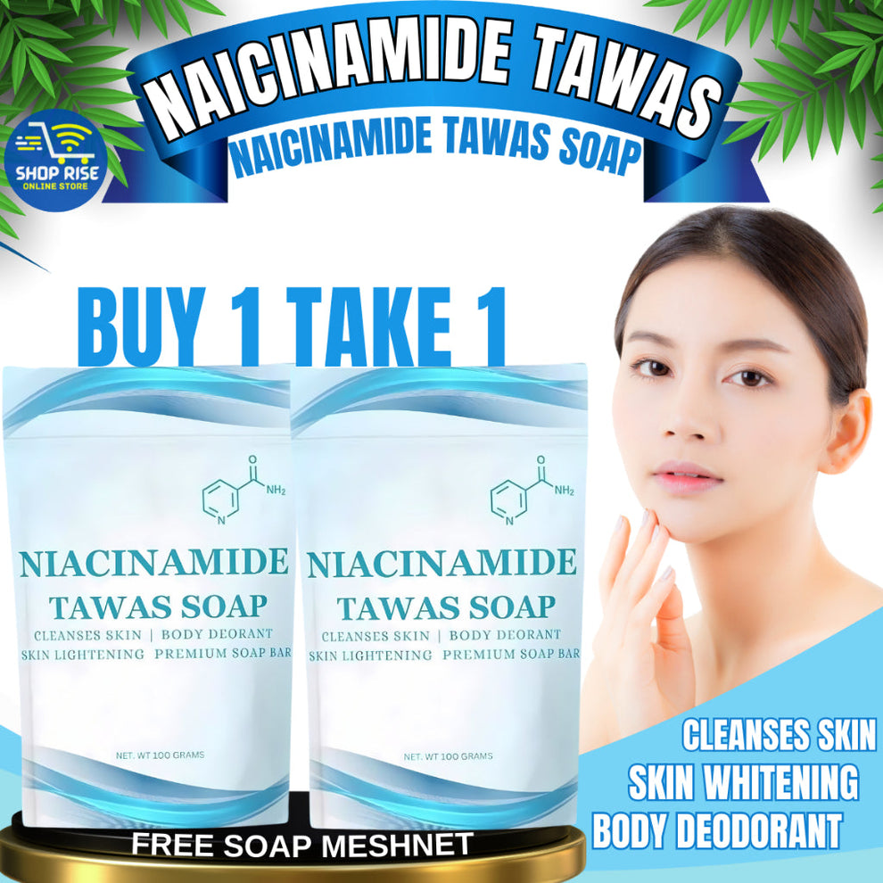 BUY 1 TAKE 1 NIACINAMIDE TAWAS SOAP – Beauty Vault Ph