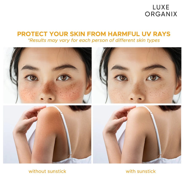 LUXE ORGANIX Zero Shine Invisible Screen Daily Sun Stick SPF 100 17g ...