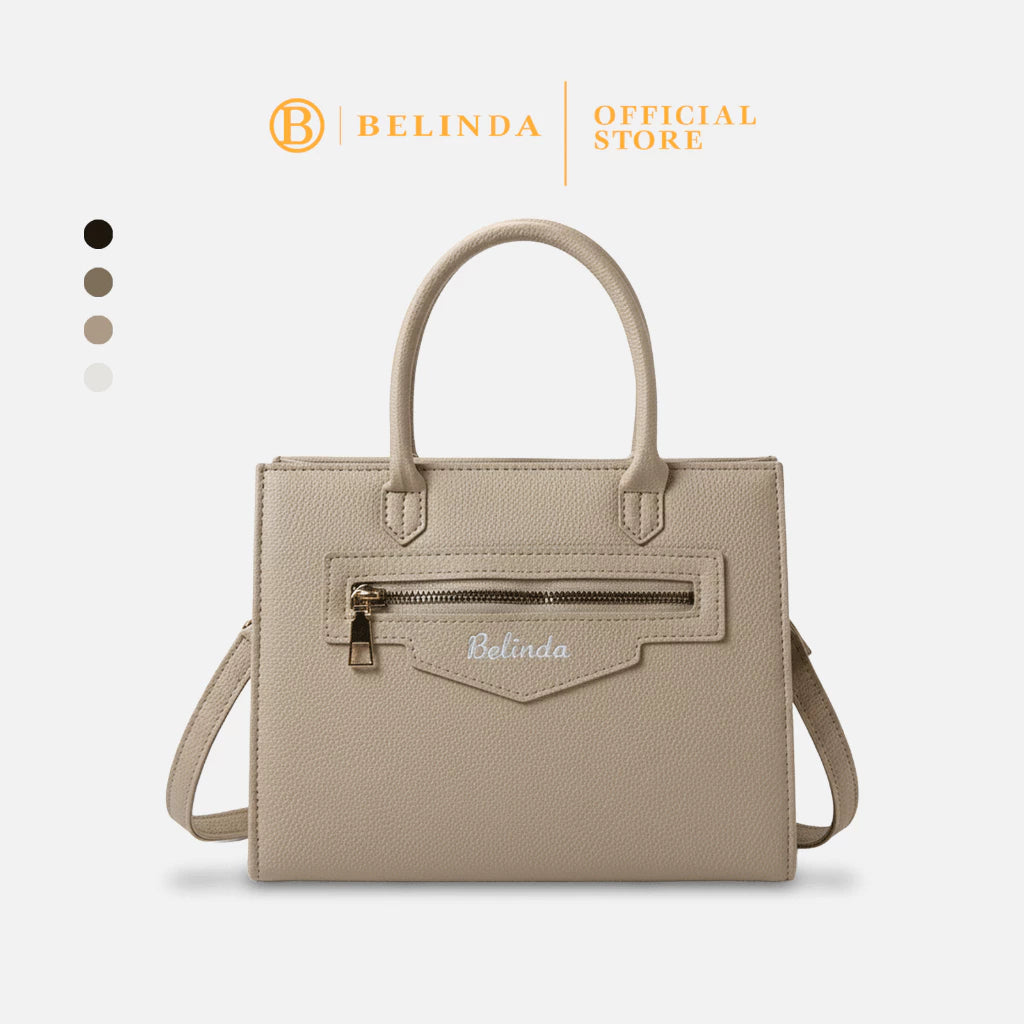 Classic Zip-Front Handbag – Beauty Vault Ph
