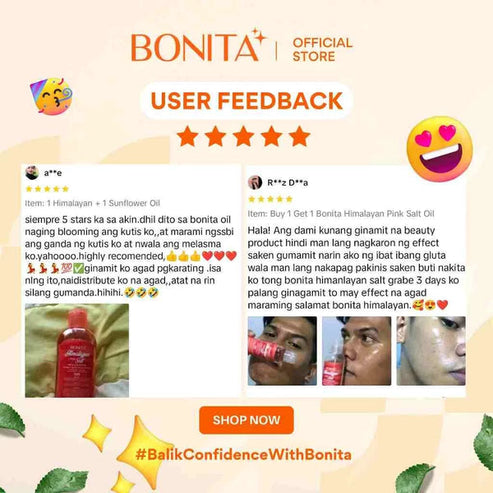 BUY 1 TAKE 1 | BONITA Himalayan Pink Salt Face and Body Oil with SPF 3 ...