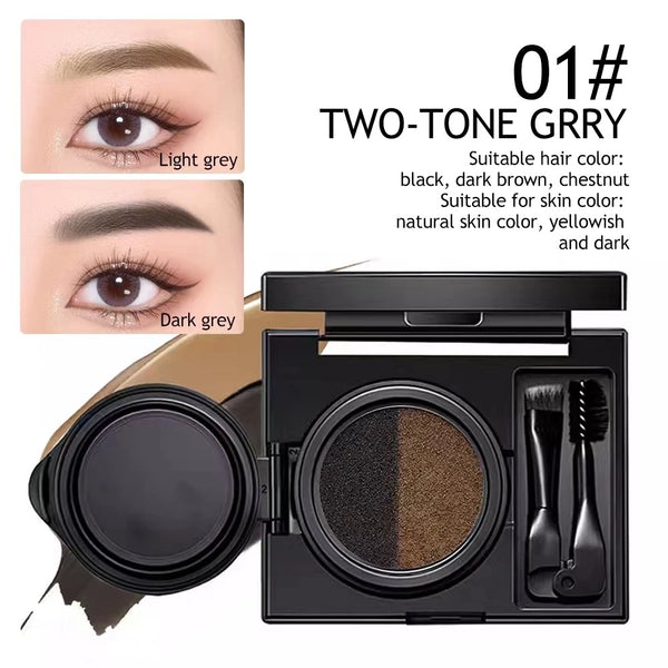 LAYDEE Double Color Cushion Eyebrow Cream – Beauty Vault Ph