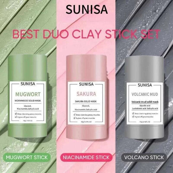 SUNISA Clay Mask StickSUNISA Clay Mask Stick – Easy-to-Use Deep ...