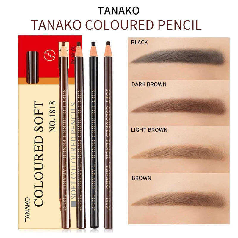TANAKO Waterproof Soft Coloured Eyebrow Pencil 12pcs/box – Beauty Lounge Ph